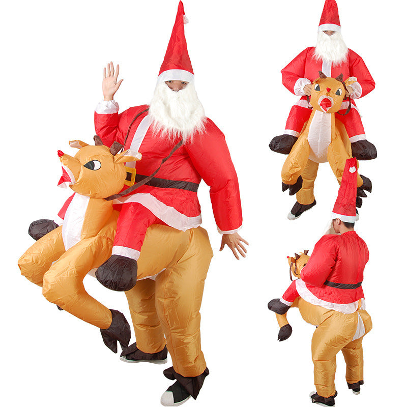 Christmas Funny Cartoon Doll Costume | Inflatable Reindeer Costume for ...