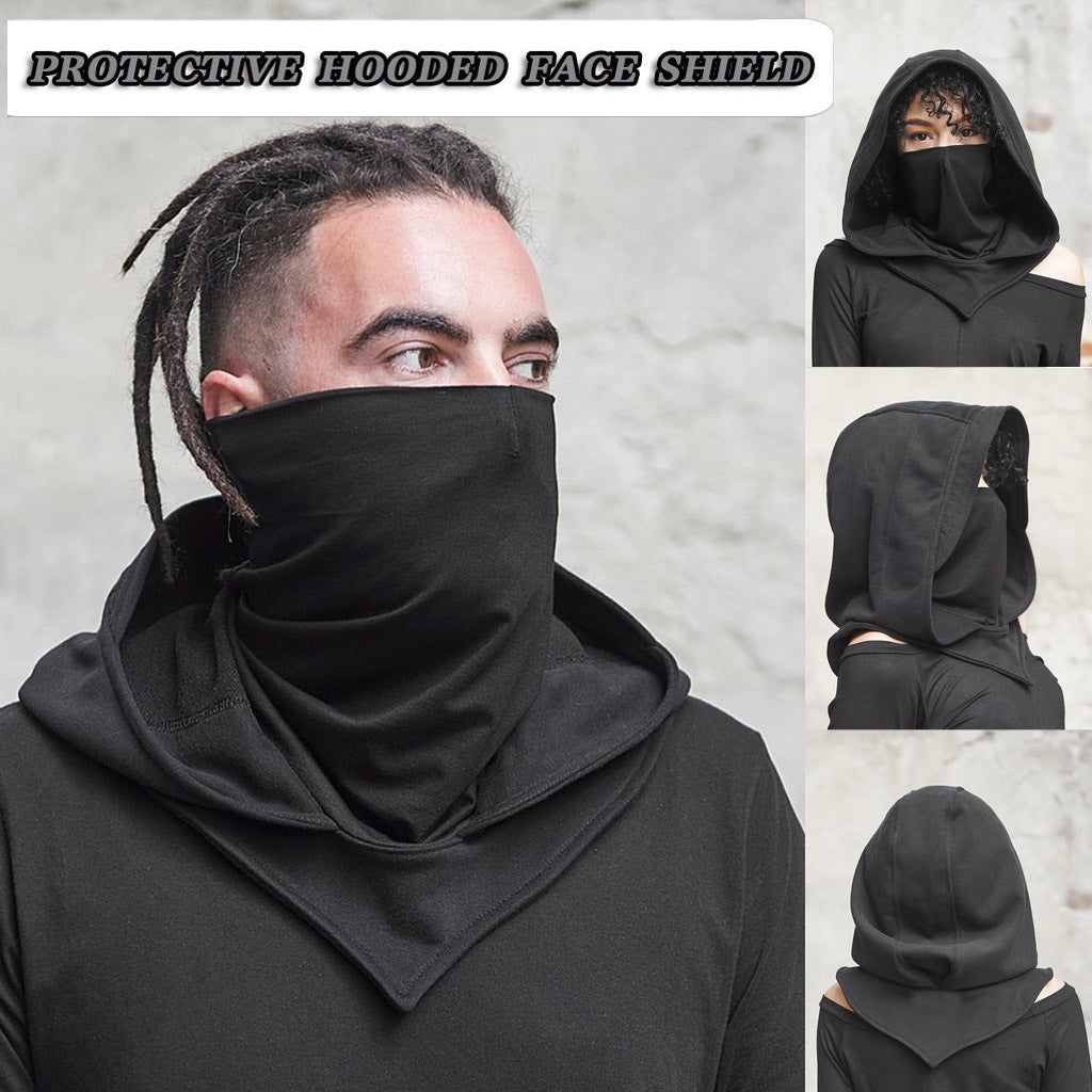 Protective Hooded Face Shield assassin Halloween Costume – MEEJOY